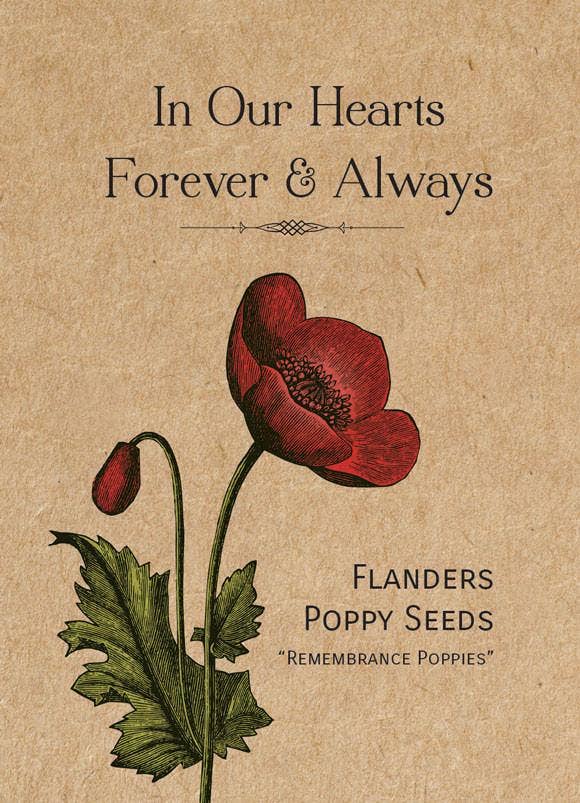 In Our Hearts Remembrance Seed Packet | Plants Plus
