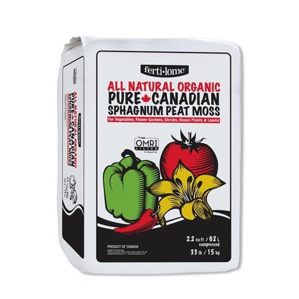 Ferti-lome® Compressed Peat Moss, 2.2 cubic ft | Plants Plus