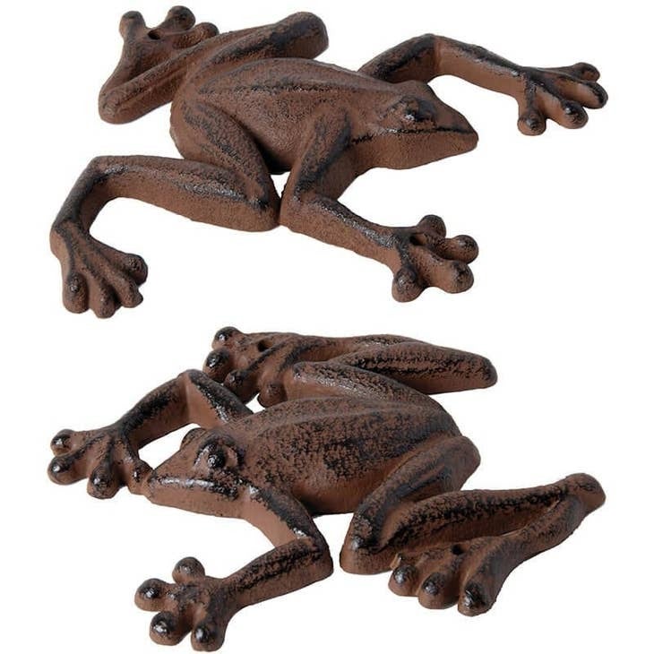 Cast Iron Frog Wall Decor | Plants Plus