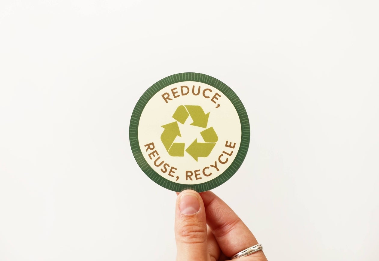 Reduce, Reuse, Recycle Sticker | Plants Plus