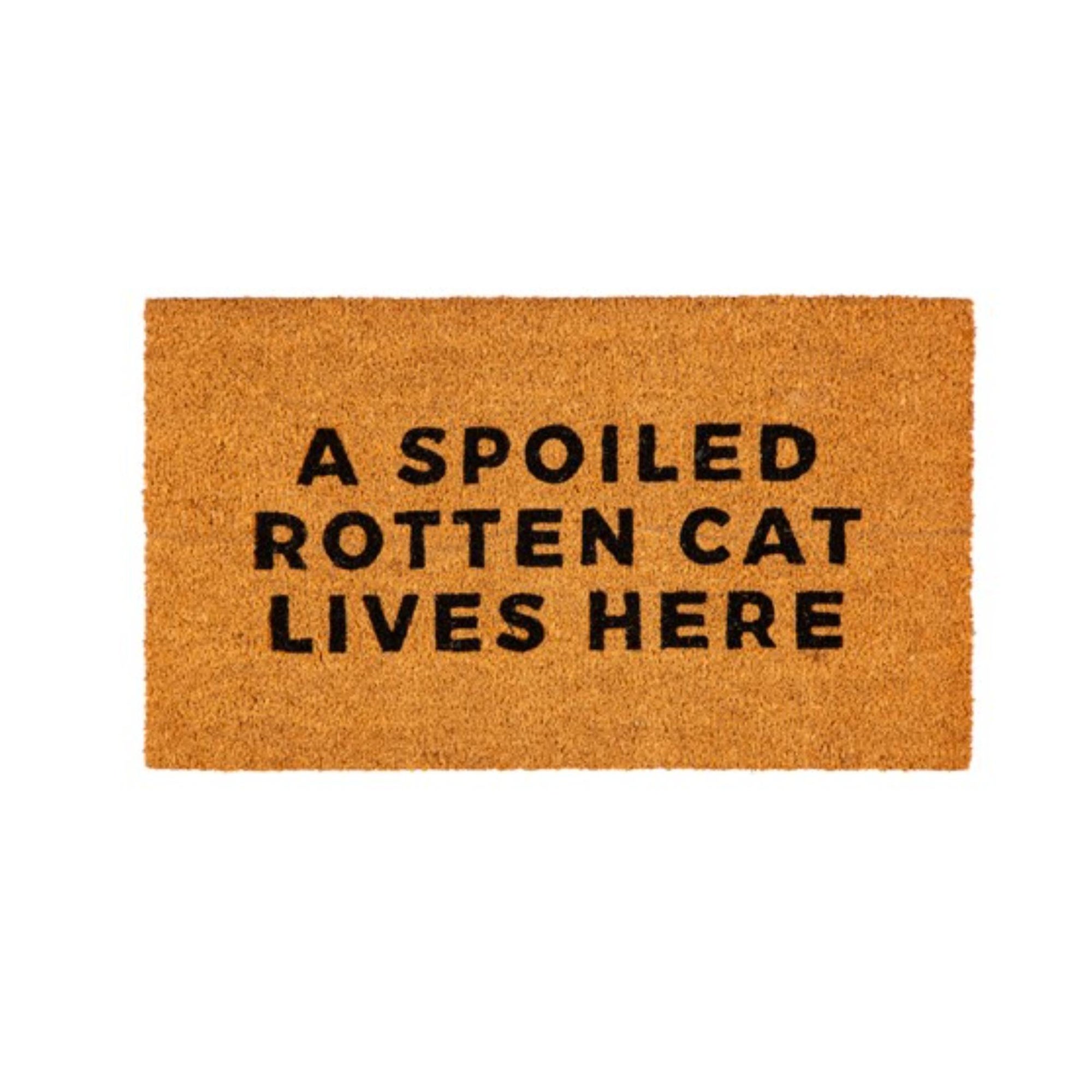 Spoiled Rotten Cat Coir Mat | Plants Plus
