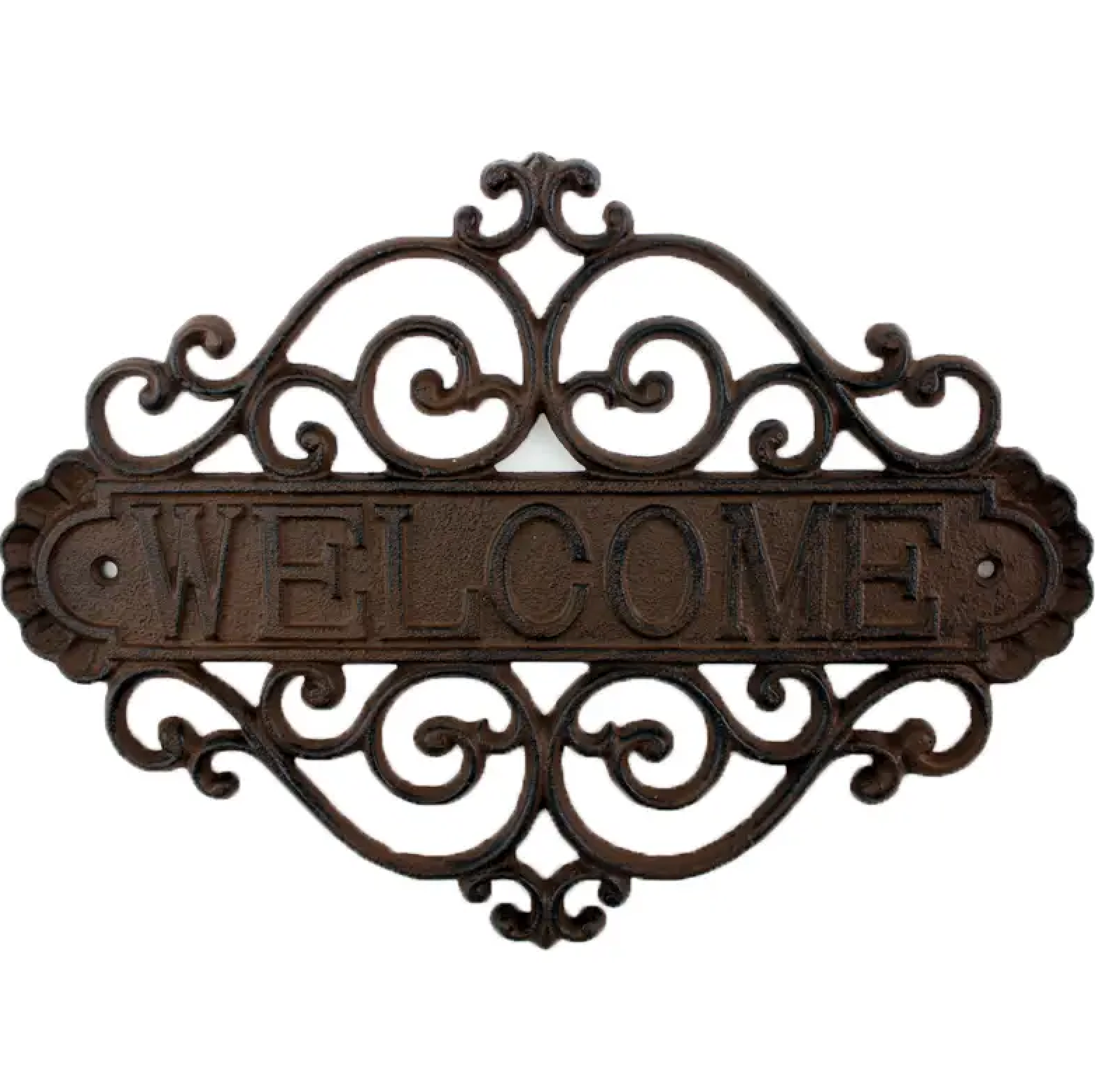 Cast Iron Welcome Sign | Plants Plus
